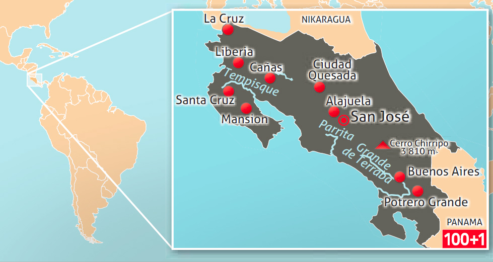Kostarika: Nejzelenější země planety | 100+1 zahraniční zajímavost
