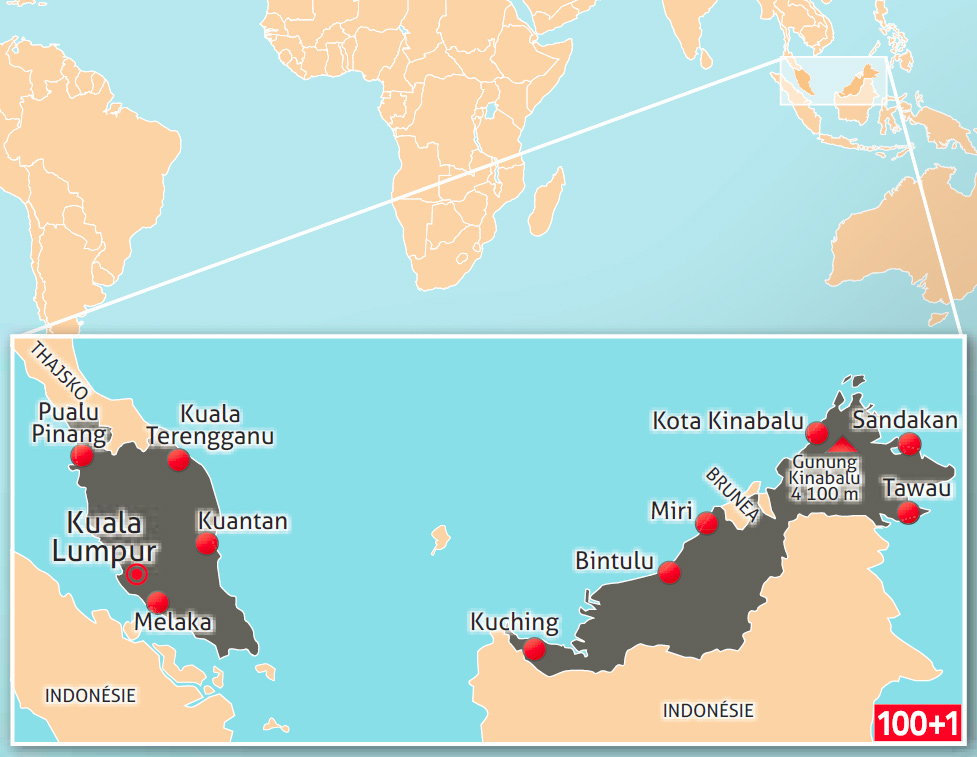 Malajsie: Země rozkročená nad mořem | 100+1 zahraniční zajímavost
