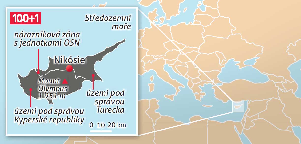 Rozdělený Kypr: Země na rozhraní mezi Evropou a Asií | 100+1 zahraniční ...
