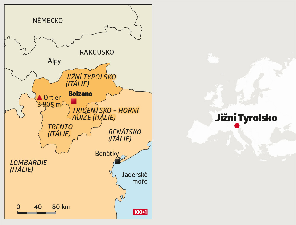 Jižní Tyrolsko: Palmy v podhůří Alp | 100+1 zahraniční zajímavost