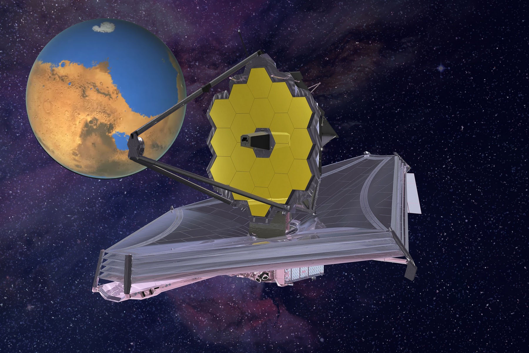 Vesmírný dalekohled Jamese Webba bude zkoumat i Mars | 100+1 zahraniční ...