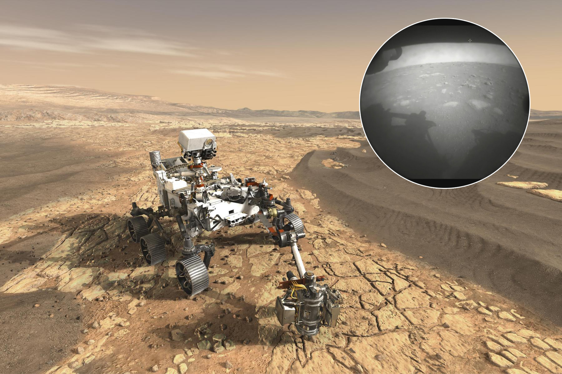 Touchdown! Rover Perseverance úspěšně přistál na Marsu | 100+1 ...