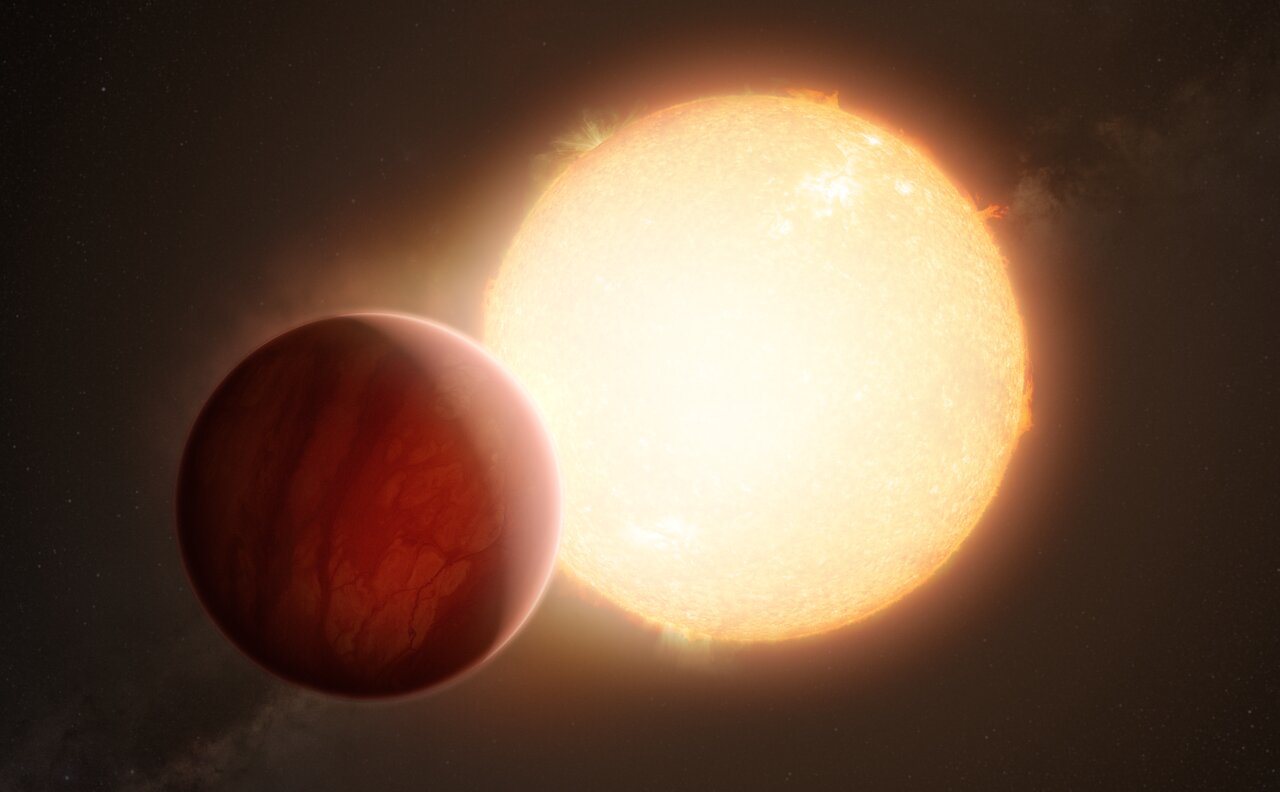 Co se stane s horkými jupitery, když se jejich hvězda změní v červeného ...