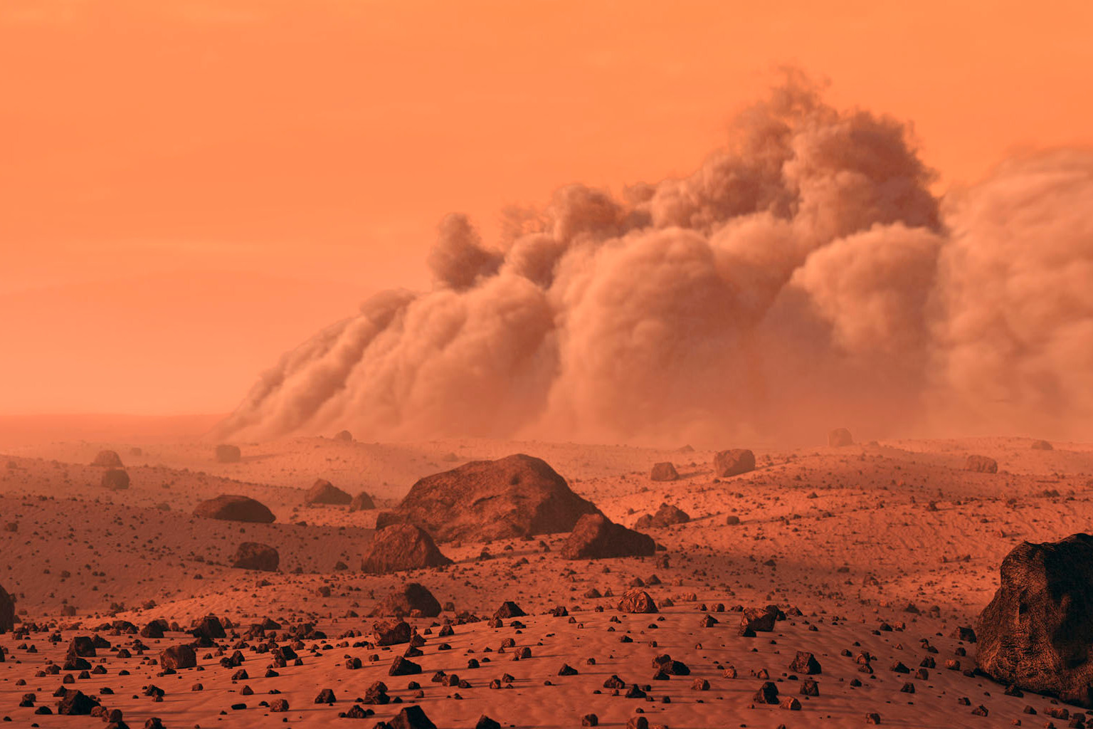 Jak ohrožují prachové bouře robotické průzkumníky na Marsu? | 100+1 ...