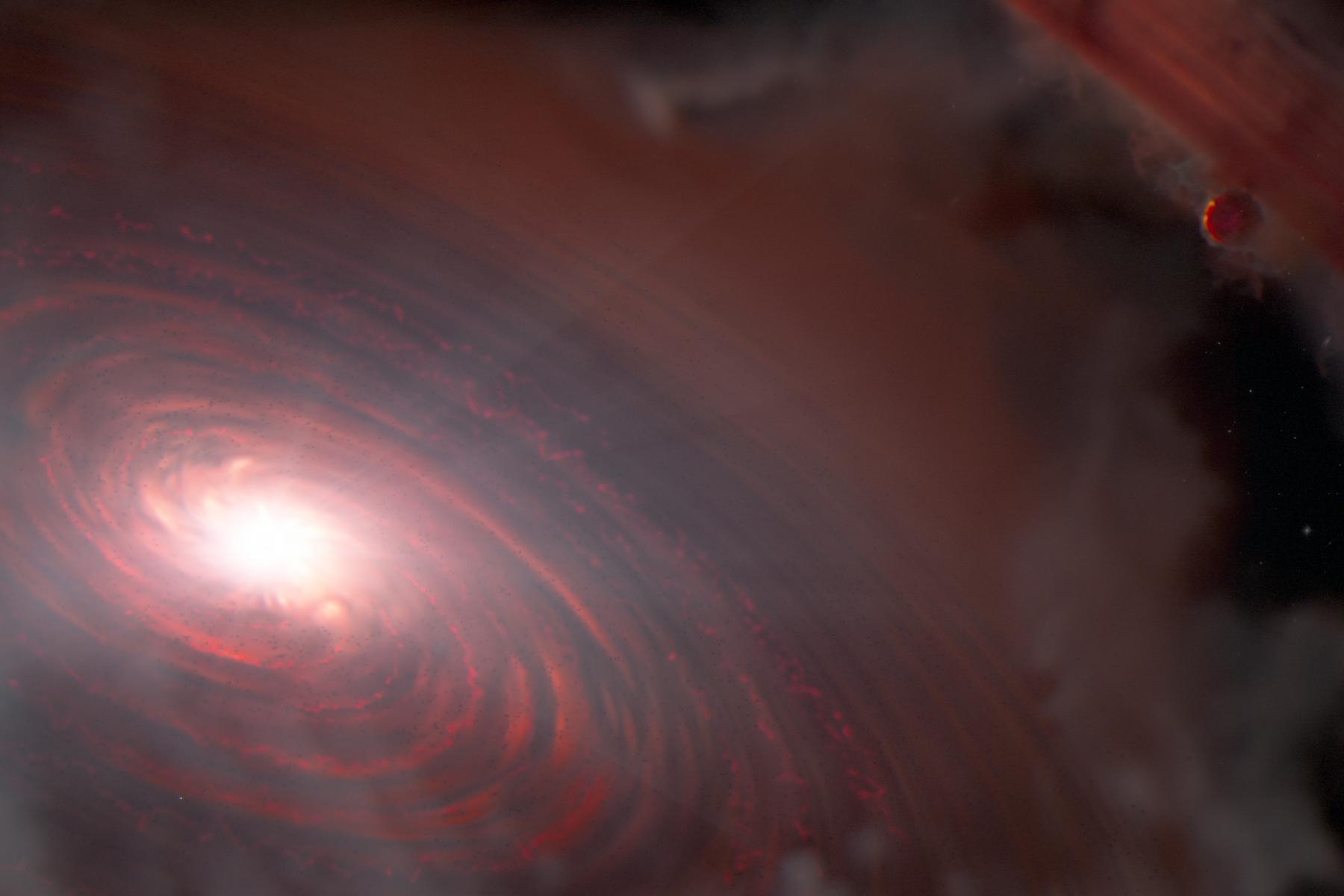 Webbův teleskop objevil vodní páru v zóně možného formování kamenných ...