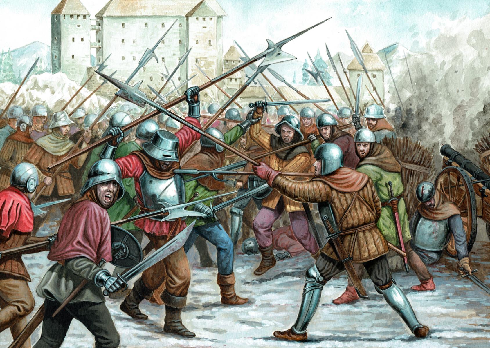 Husité ze Starého Města pražského vedli válku se svými sousedy z Nového ...