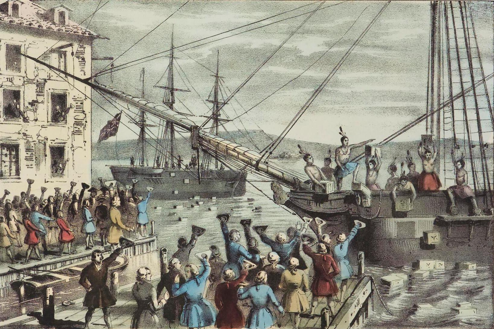 Bostonské pití čaje: Den, kdy začala americká revoluce | 100+1 ...