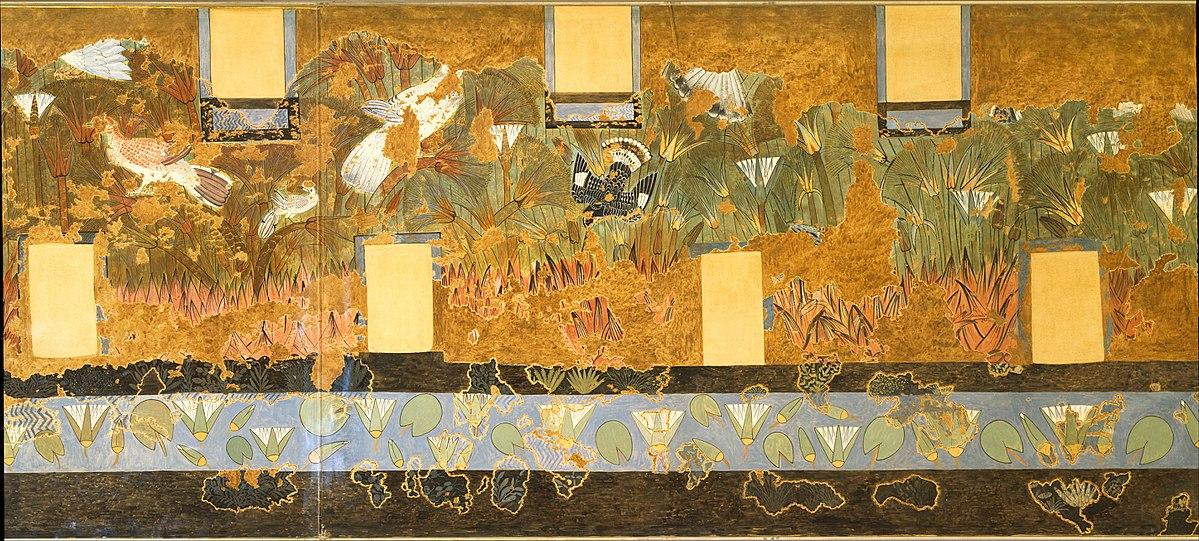 Egyptská holubí záhada: Výzdoba paláce v Achetatonu připomíná lexikon ...