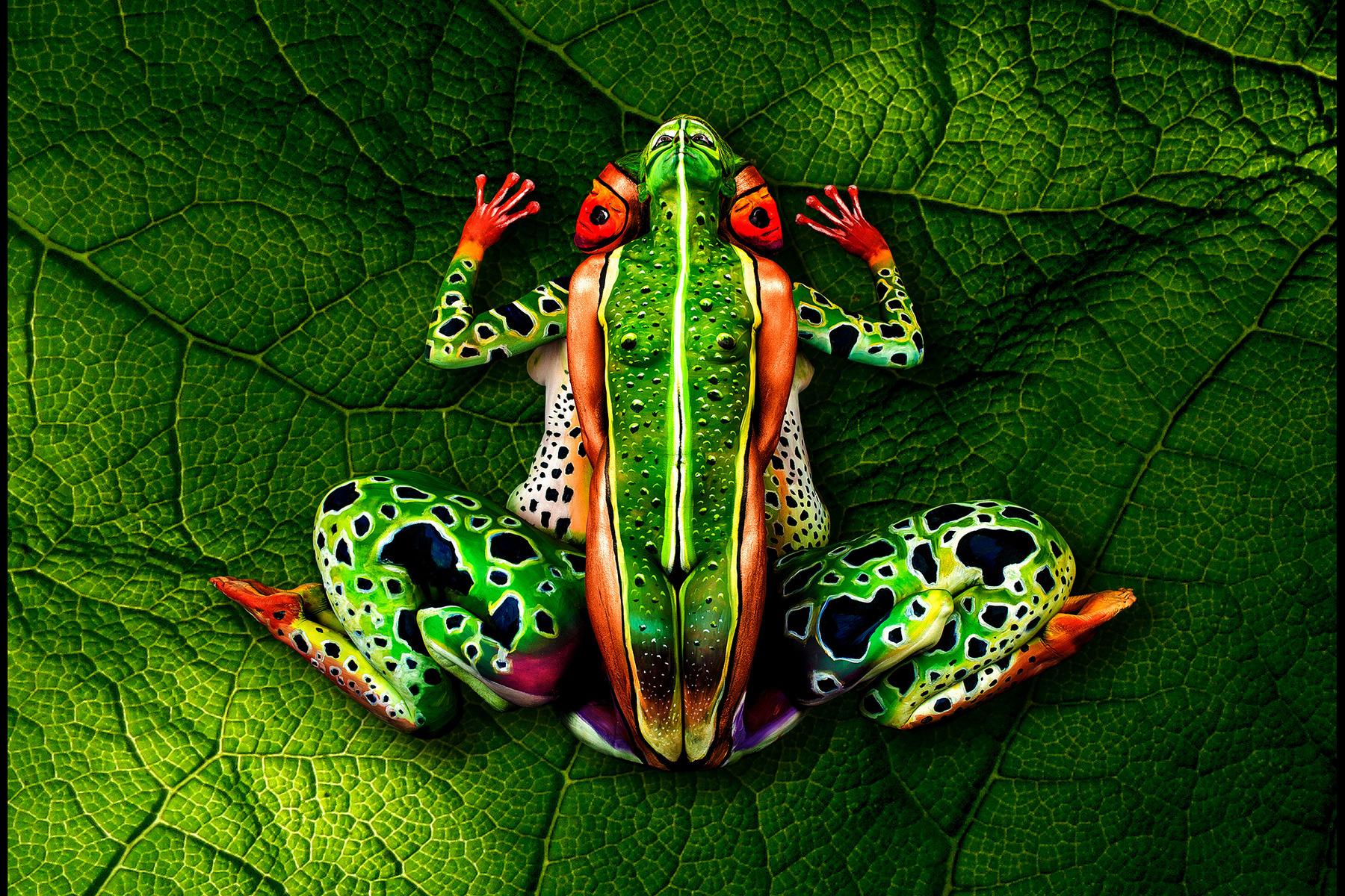 Fascinující bodypainting: Obrazy tvořené lidskými těly | 100+1 ...