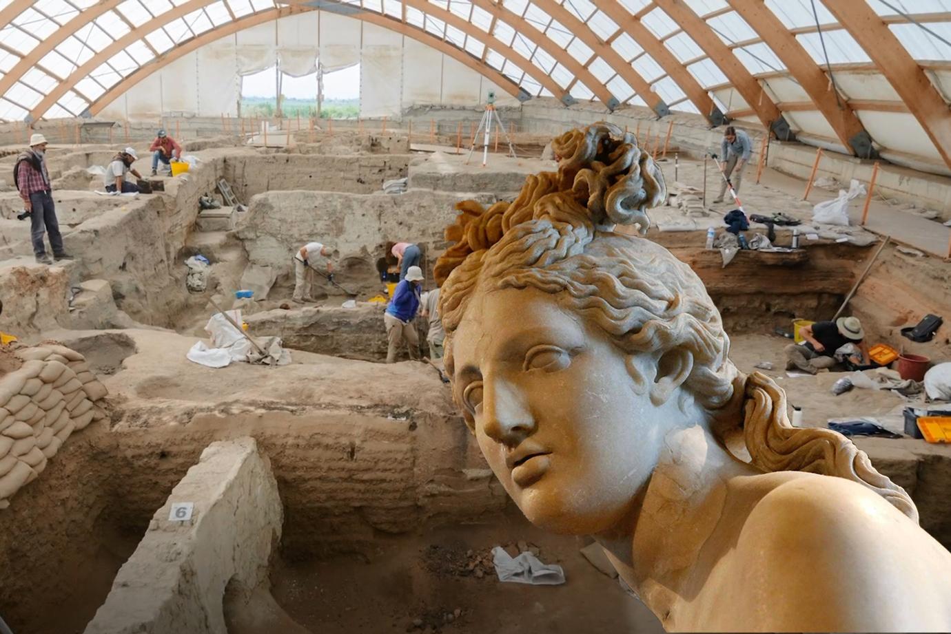 Archeologové odkryli v Turecku chrám smyslné bohyně lásky Afrodíté: Je ...