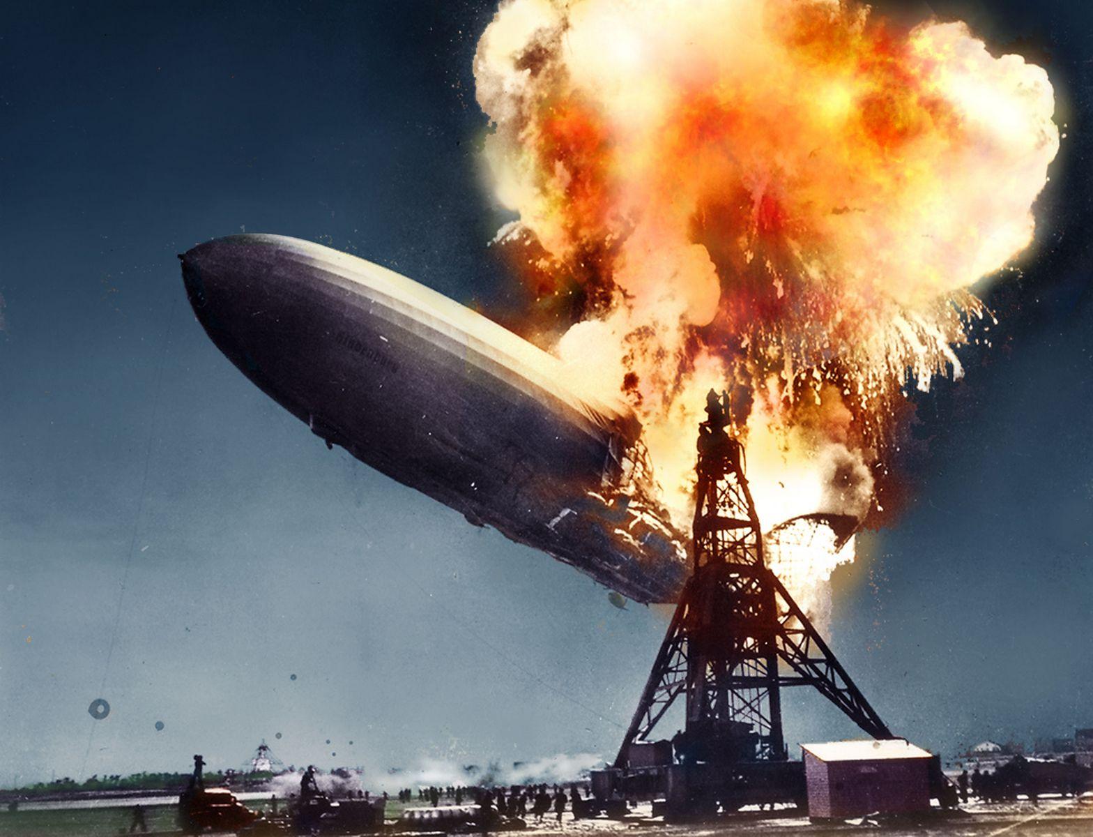 Hindenburg Zeppelin: Před 84 lety havarovala Hitlerova obří vzducholoď ...