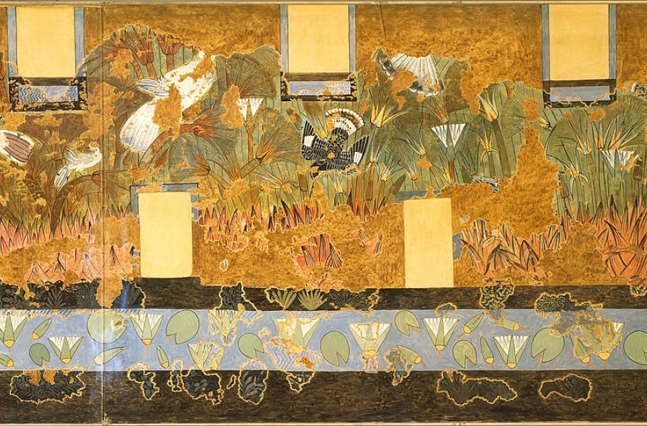 Egyptská holubí záhada: Výzdoba paláce v Achetatonu připomíná lexikon ...