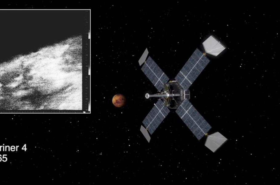 Mariner 4: První snímkování Marsu | 100+1 zahraniční zajímavost