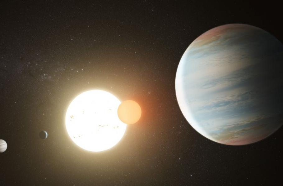 V neuvěřitelném systému Kepler-47 vědci objevili planetu z Hvězdných ...