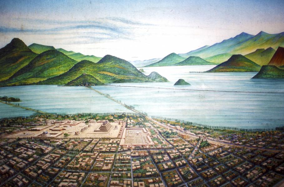 Jak dokázali Aztékové vybudovat město dvakrát větší než tehdejší Londýn ...