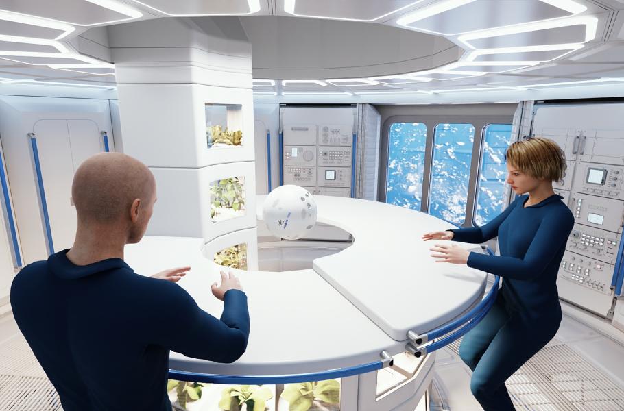 Společnost Airbus představila návrh orbitální stanice s umělou ...